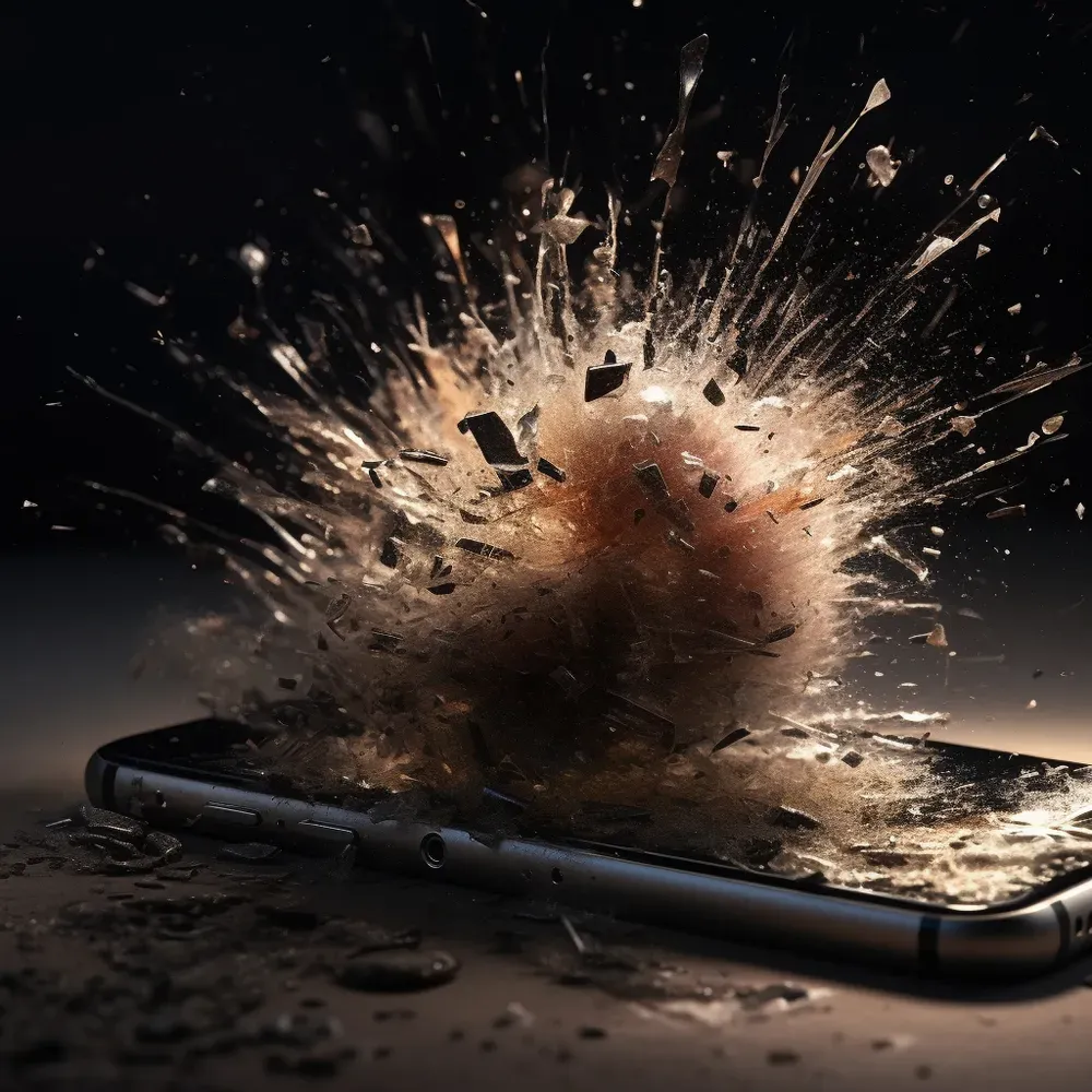 Realistic Objects Explosion Midjourney Prompt | PromptBase