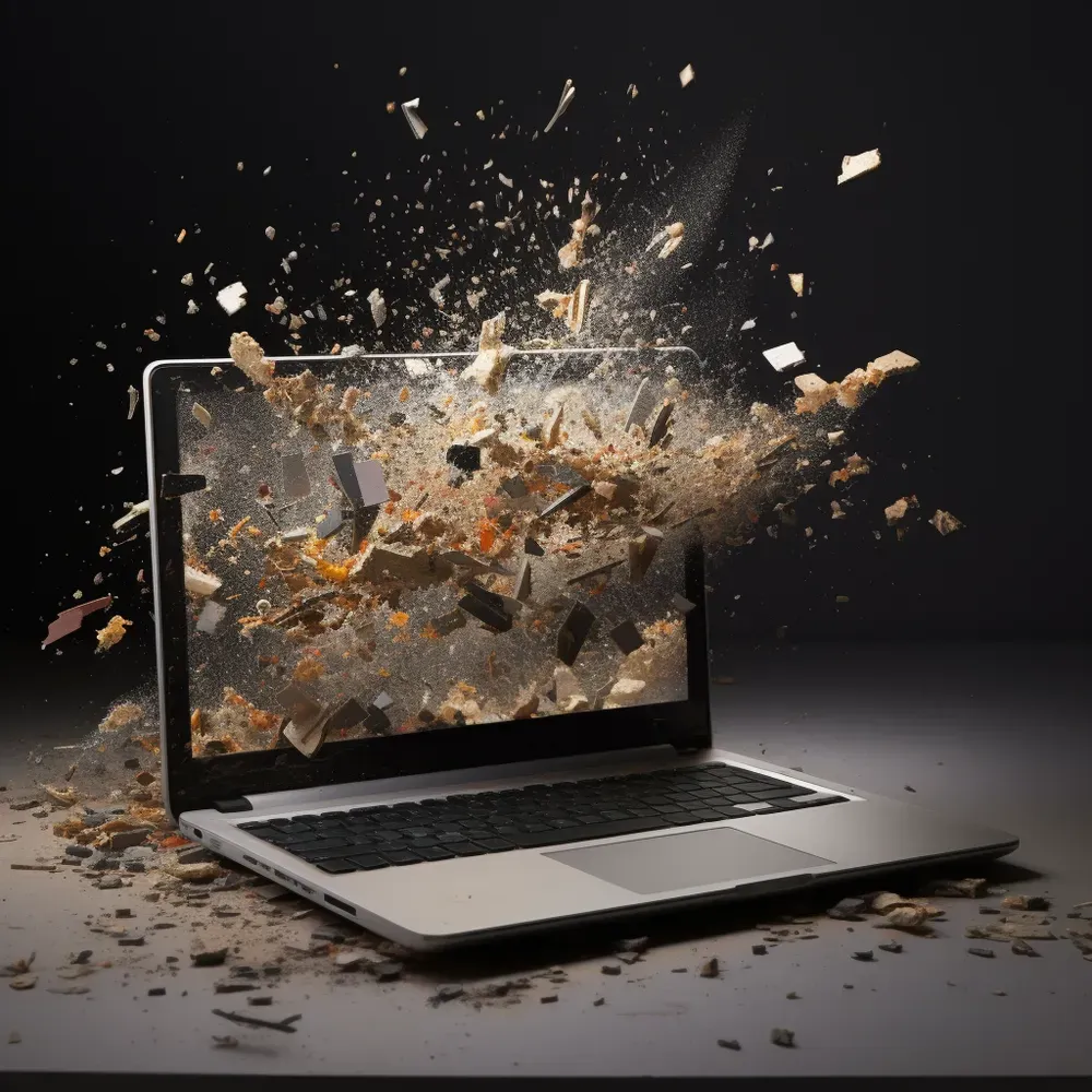 Realistic Objects Explosion Midjourney Prompt | PromptBase