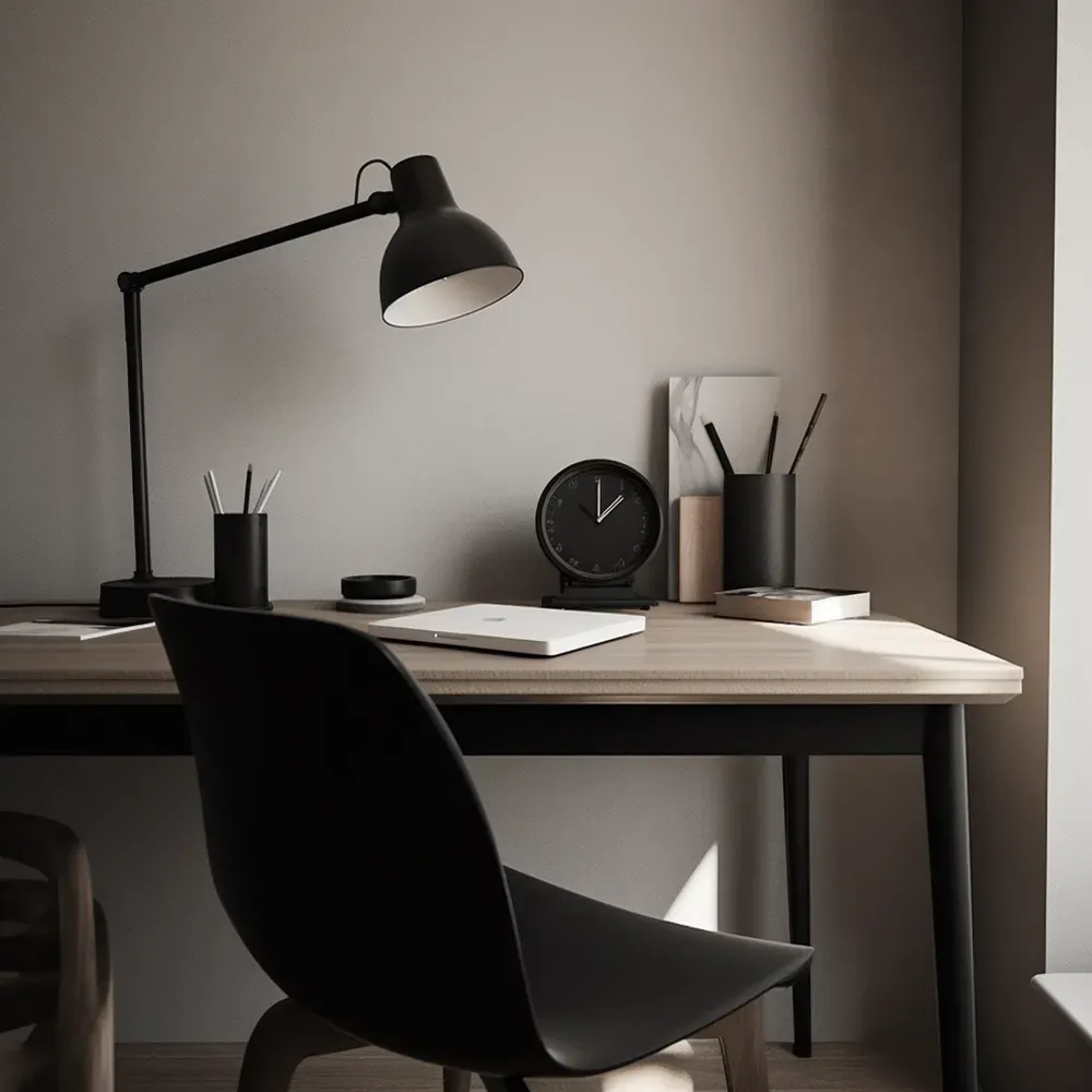 Aesthetic Minimal Workspace Photos Midjourney Prompt | PromptBase