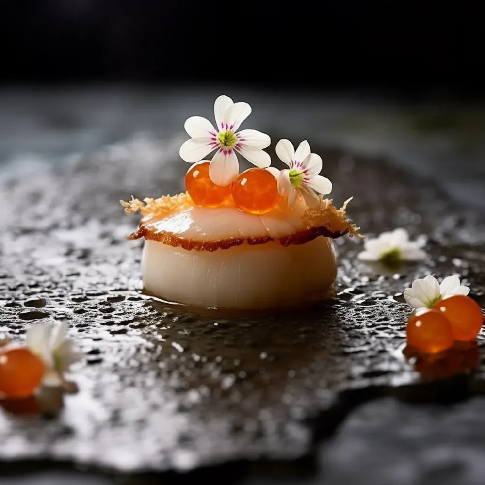 Michelin Star Plates Foods Midjourney Prompt | PromptBase