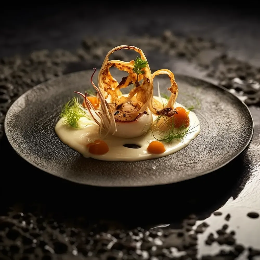 Michelin Star Plates Foods Midjourney Prompt | PromptBase