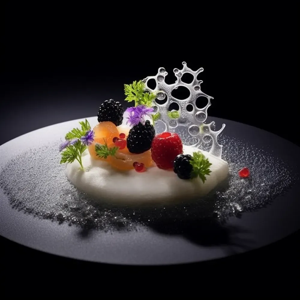 Michelin Star Plates Foods Midjourney Prompt | PromptBase