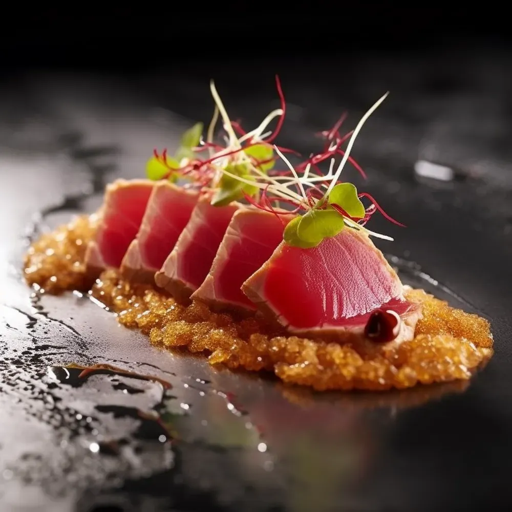 Michelin Star Plates Foods Midjourney Prompt | PromptBase