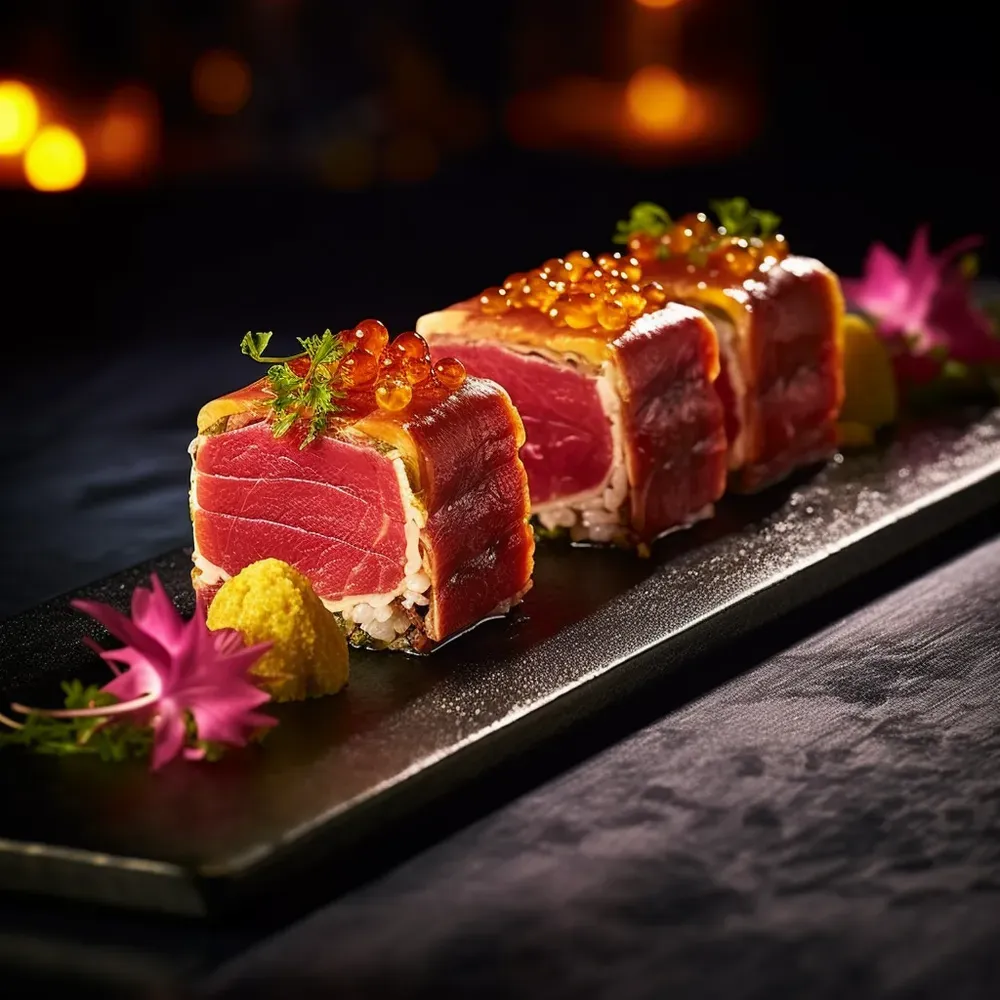 Michelin Star Plates Foods Midjourney Prompt | PromptBase