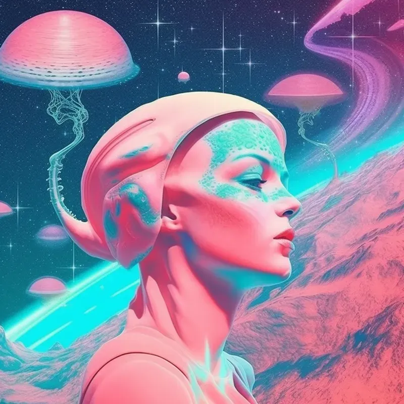 Surrealism Retro Zine Midjourney Prompt | PromptBase