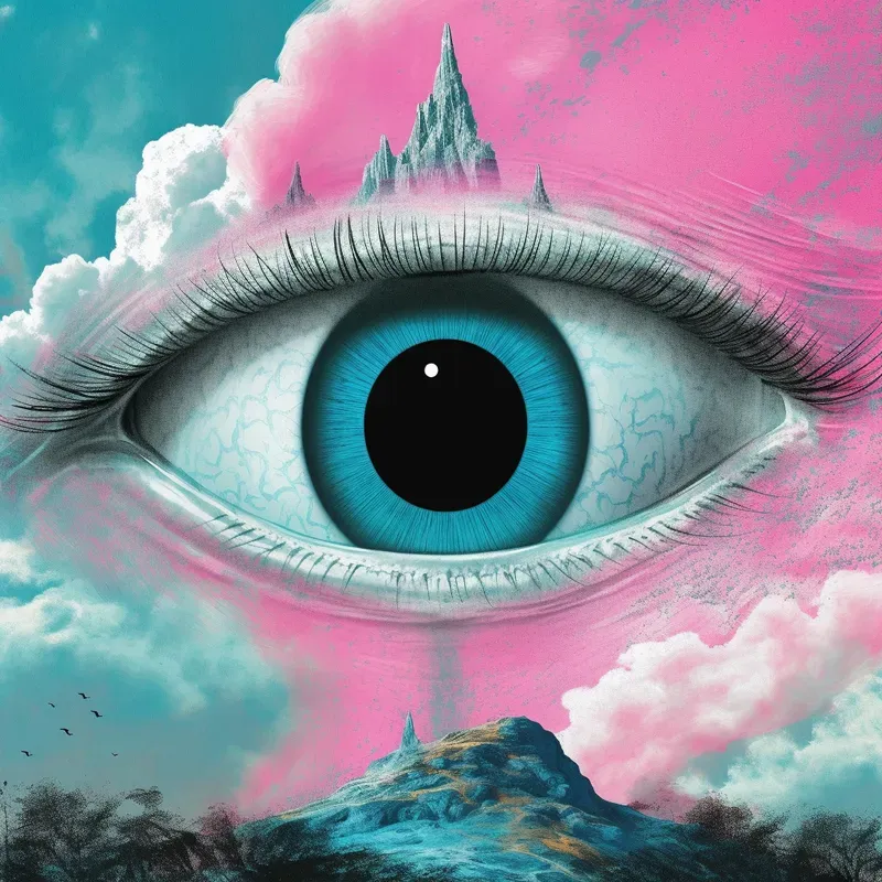 Surrealism Retro Zine Midjourney Prompt | PromptBase