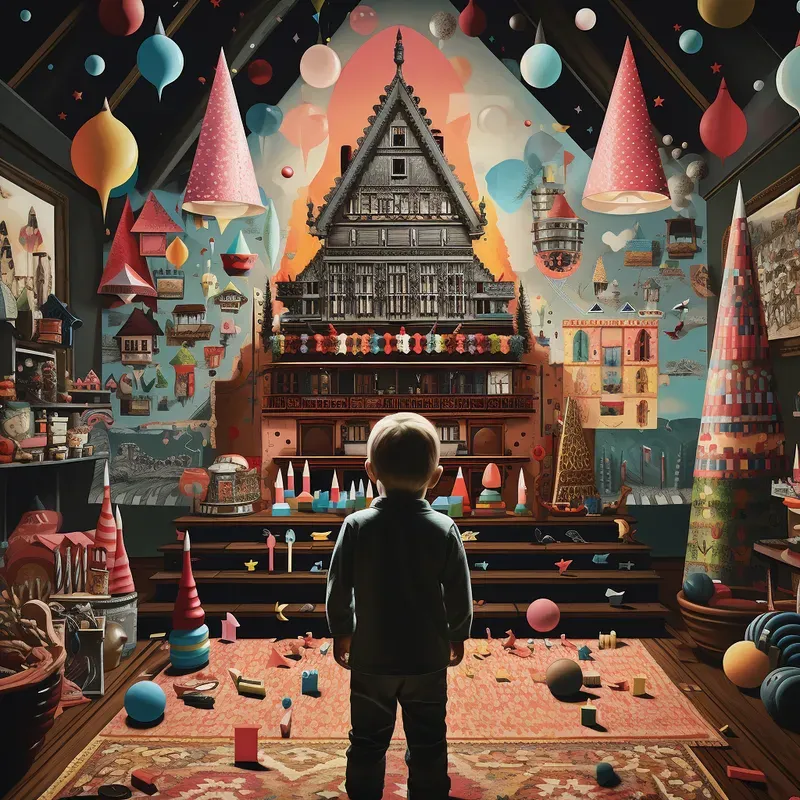 Fluxus Illusion Collages Midjourney Prompt | PromptBase