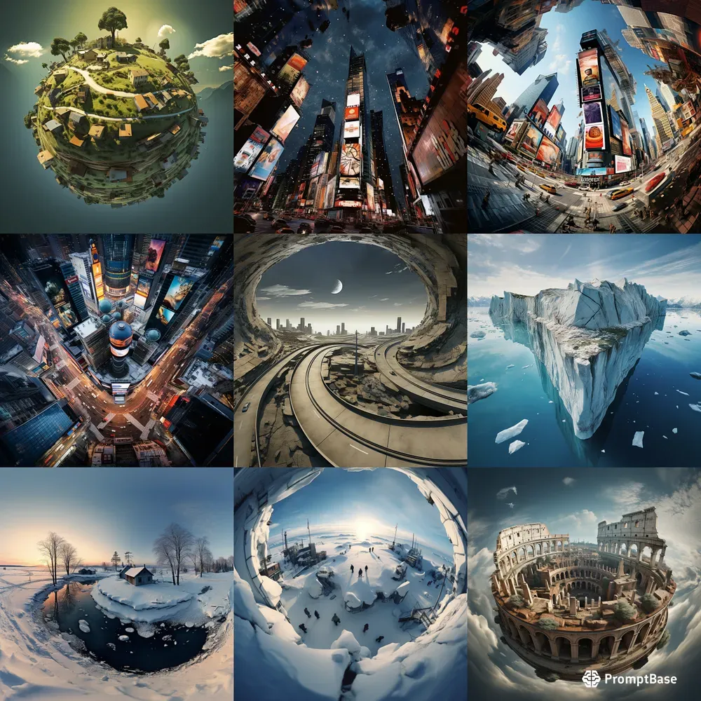 Crazy Perspectives Midjourney Prompt | PromptBase