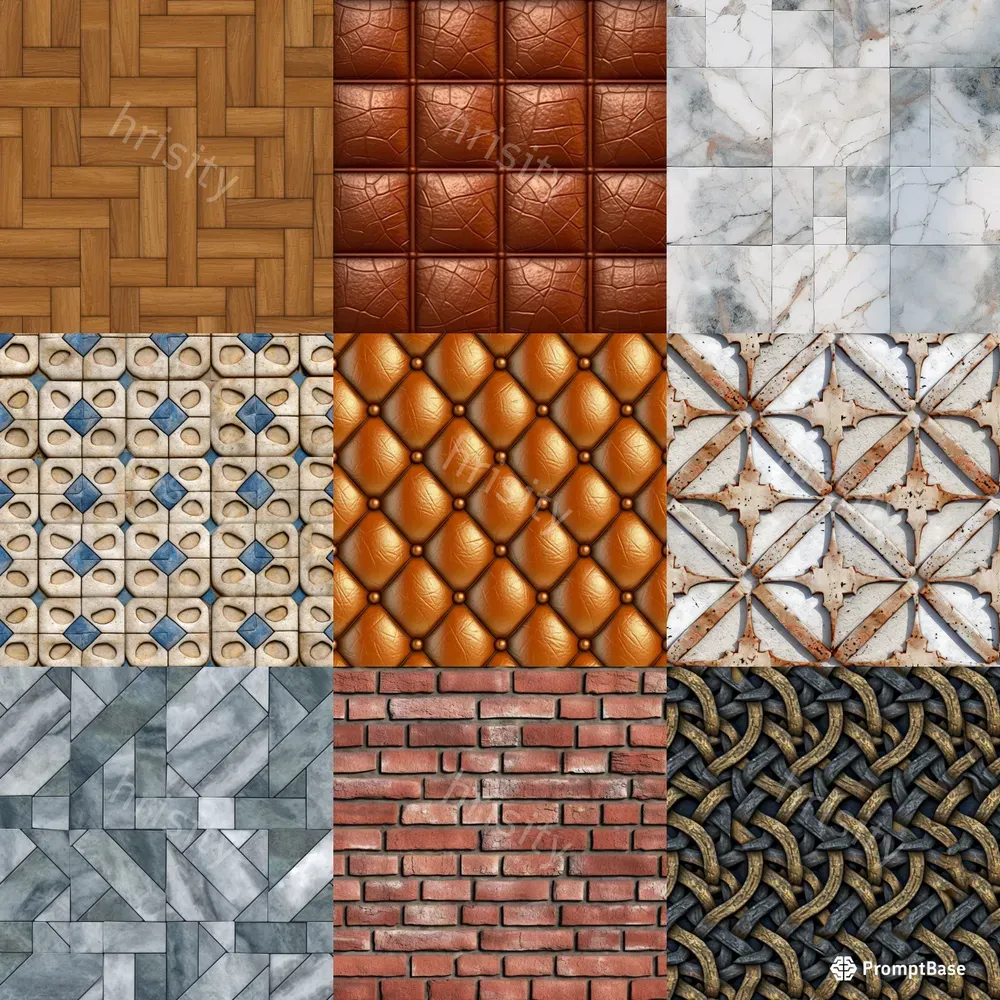 Tileable Textures For 3D Software Midjourney Prompt | PromptBase