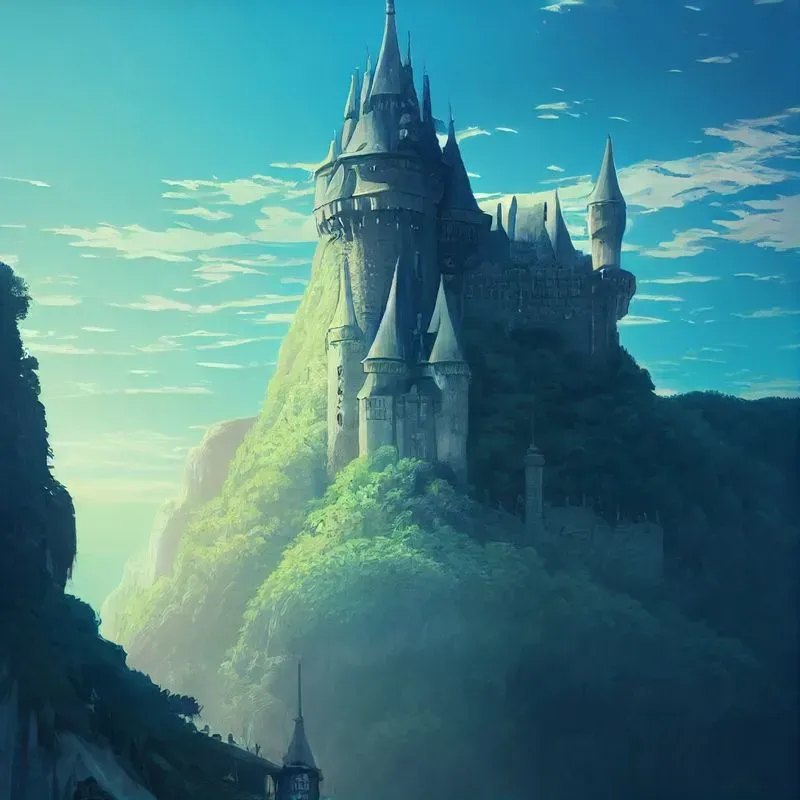 Majestic Epic Fantasy Castles Midjourney Prompt | PromptBase