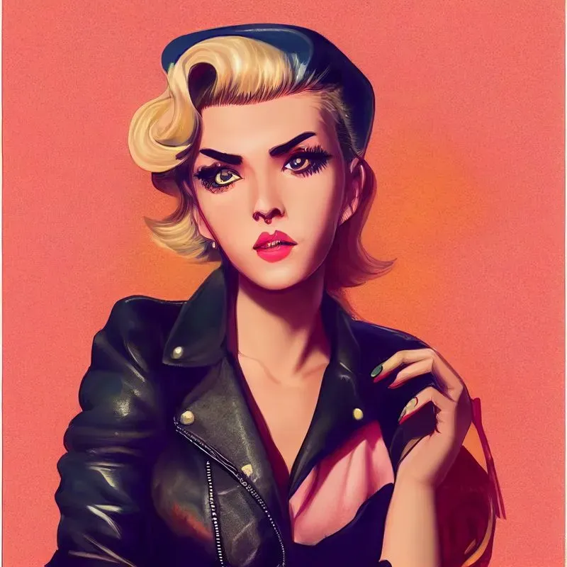 Rockabillies 1950s Avatars Midjourney Prompt | PromptBase