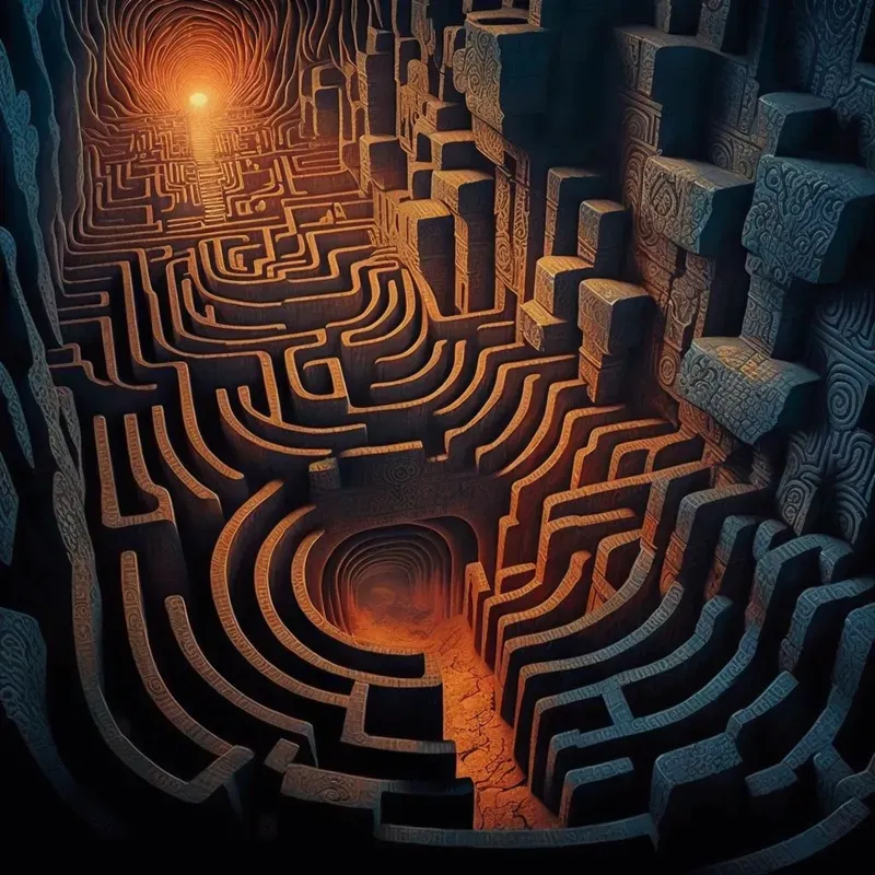 Mazes And Labyrinths Midjourney Prompt | PromptBase