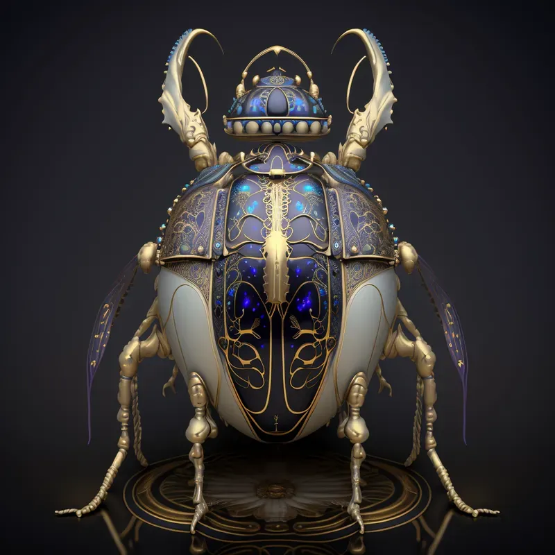 Intricate Porcelain Insect Sculptures Midjourney Prompt | PromptBase