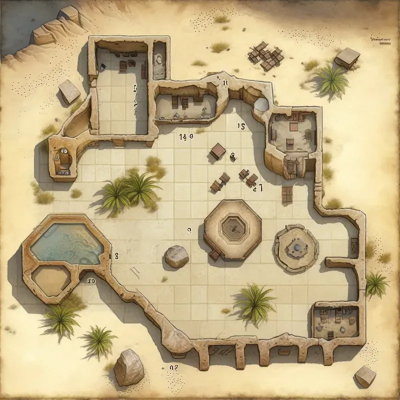 Dungeons And Dragons Tactics Battle Maps Midjourney Prompt | PromptBase