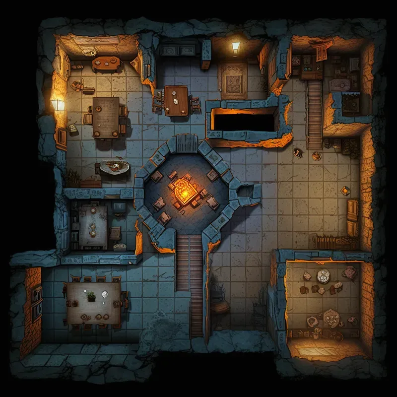 Dungeons And Dragons Tactics Battle Maps Midjourney Prompt | PromptBase