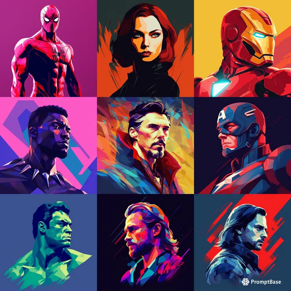 Avengers Tshirt Designs Midjourney Prompt | PromptBase