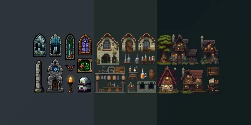 16-bit Side Scroll Video Game Pixel Art Midjourney Prompt | PromptBase