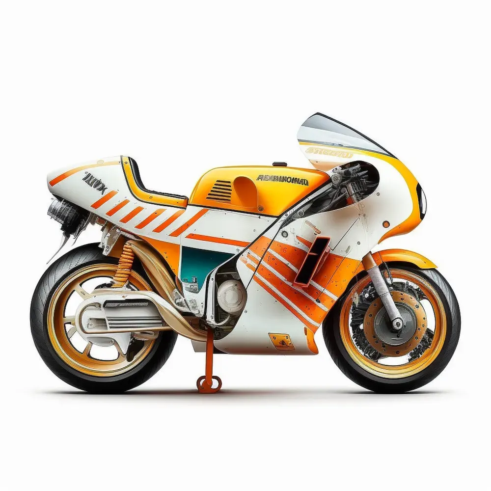 Motorcycle Side View Images Midjourney Prompt | PromptBase