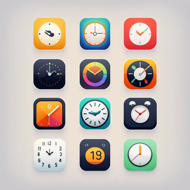 Flat App Icon Sets Midjourney Prompt | PromptBase