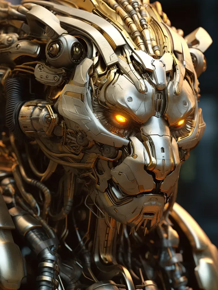 3D Cyborg Animal Warriors Characters Midjourney Prompt | PromptBase