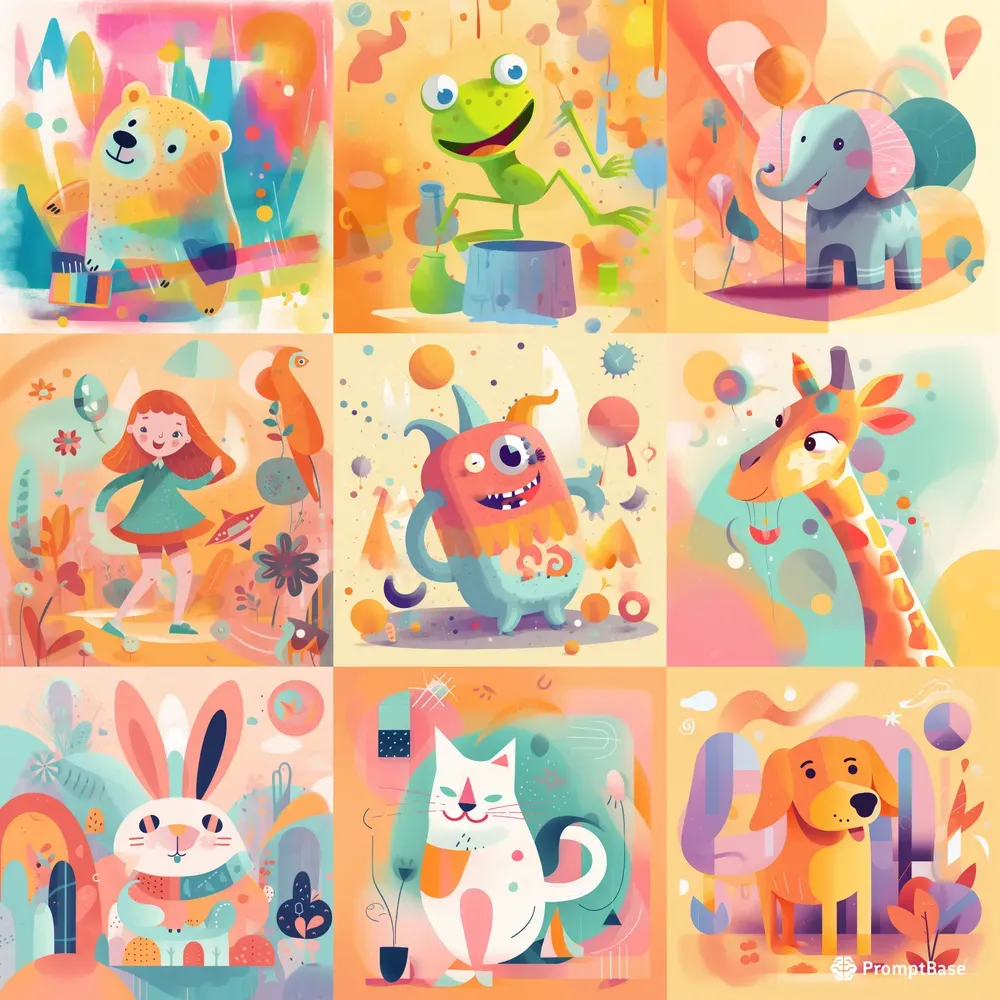 Impressive Childrens Book Covers Midjourney Prompt | PromptBase