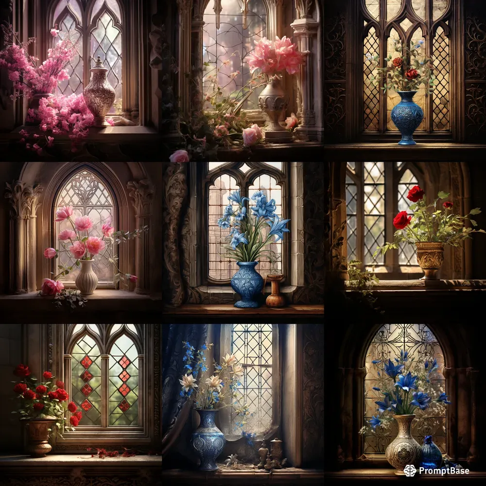 Medieval Flowers Midjourney Prompt | PromptBase