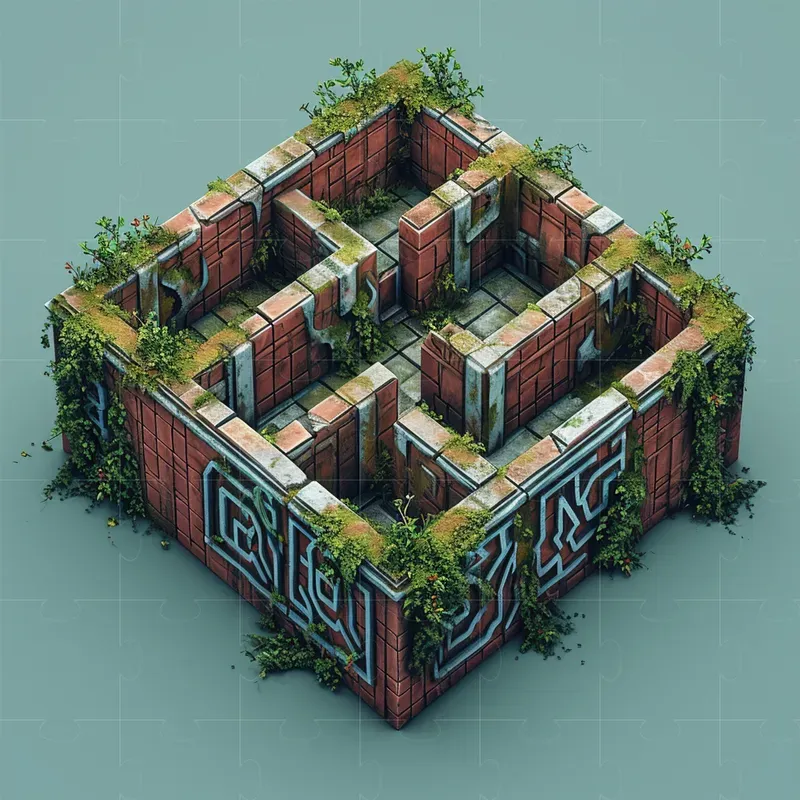 Isometric Fantasy Buildings Midjourney Prompt | PromptBase