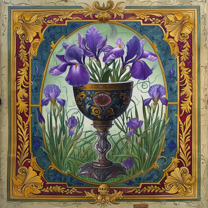 Flora Medieval Artworks Midjourney Prompt | PromptBase
