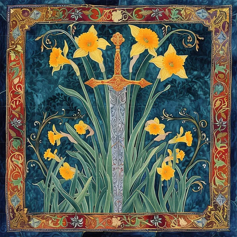 Flora Medieval Artworks Midjourney Prompt | PromptBase