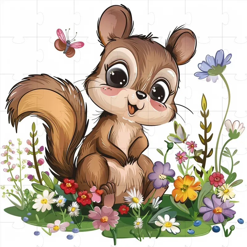 Cute Spring Animals Clip Art Midjourney Prompt | PromptBase