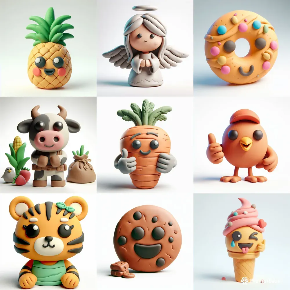 Whimsy Clay Emojis DALL·E Prompt | PromptBase