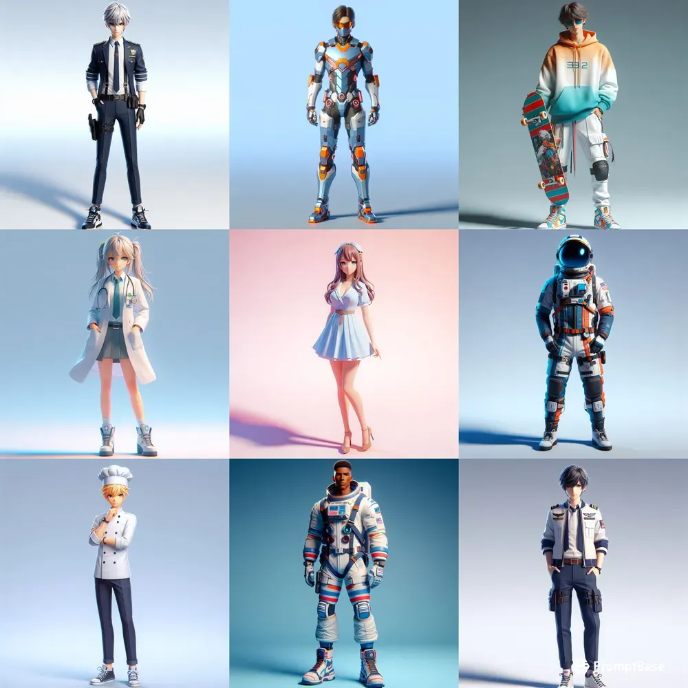 3D Anime Avatars DALL·E Prompt | PromptBase