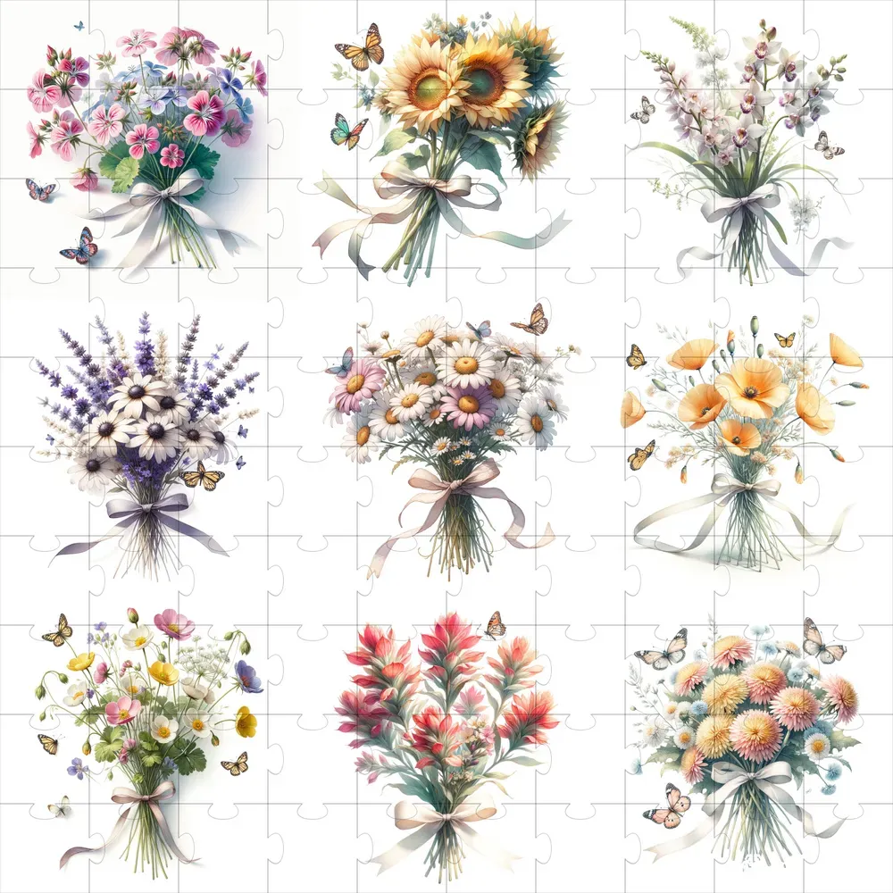 Delicate Wildflower Bundles DALL·E Prompt | PromptBase