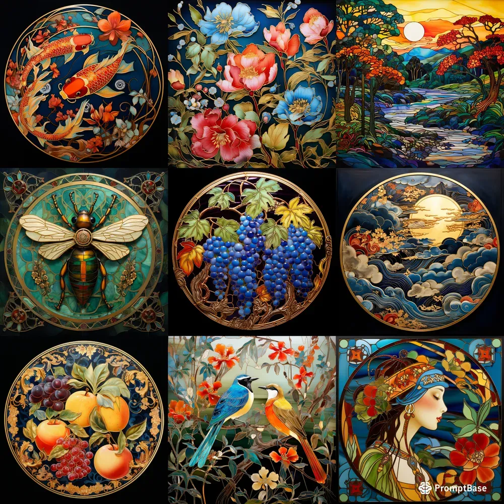 Cloisonnism Style Midjourney Prompt | PromptBase