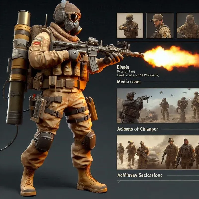 Call Of Duty Character Profile Statsheets DALL·E Prompt | PromptBase