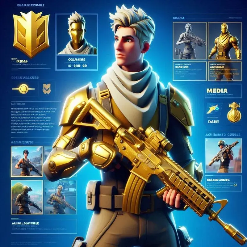 Fortnite Character Profile Stat Sheets DALL·E Prompt | PromptBase