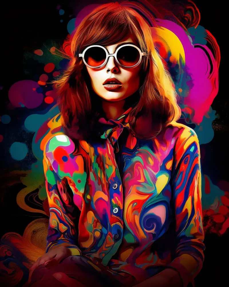 Psychedelic Funky Portraits Midjourney Prompt | PromptBase