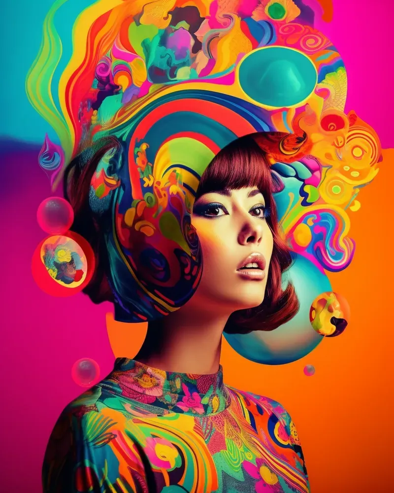 Psychedelic Funky Portraits Midjourney Prompt | PromptBase