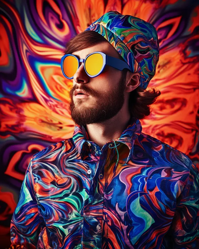 Psychedelic Funky Portraits Midjourney Prompt | PromptBase