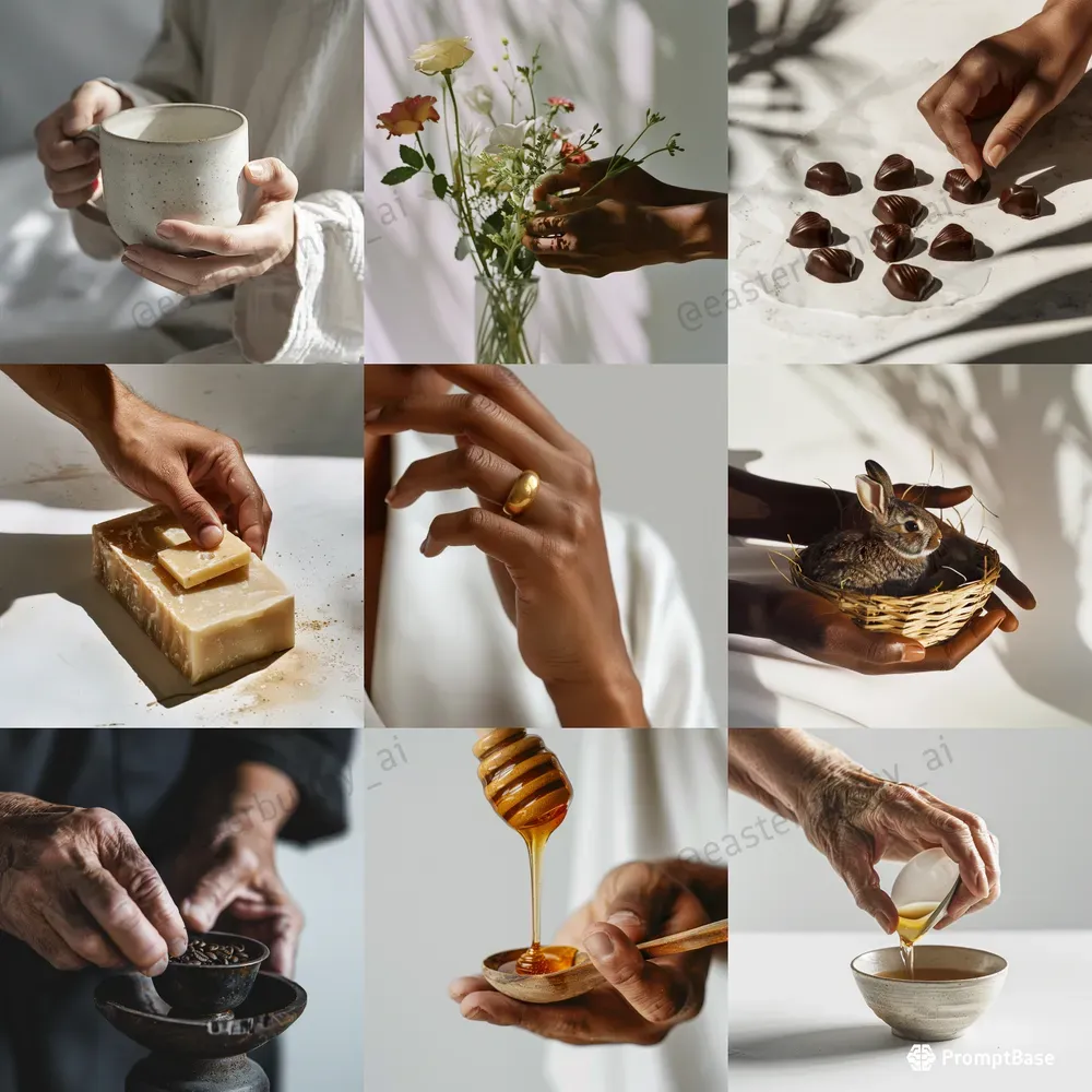 Minimalist Hand And Object Photographs Midjourney Prompt | PromptBase