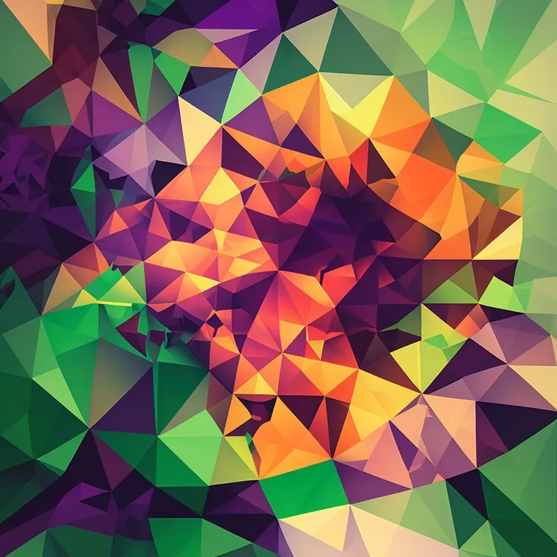 Abstract Artworks Of Geometric Designs Midjourney Prompt | PromptBase