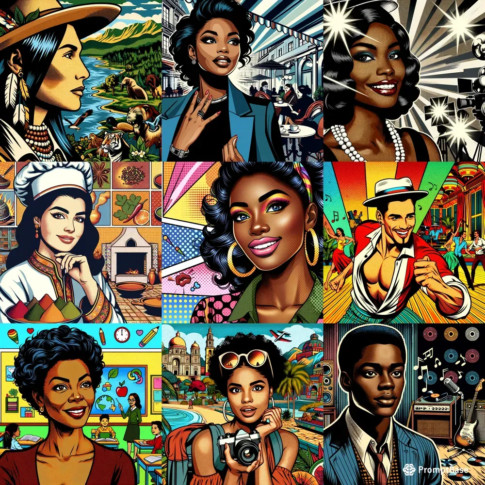 Pop Art Divas DALL·E Prompt | PromptBase