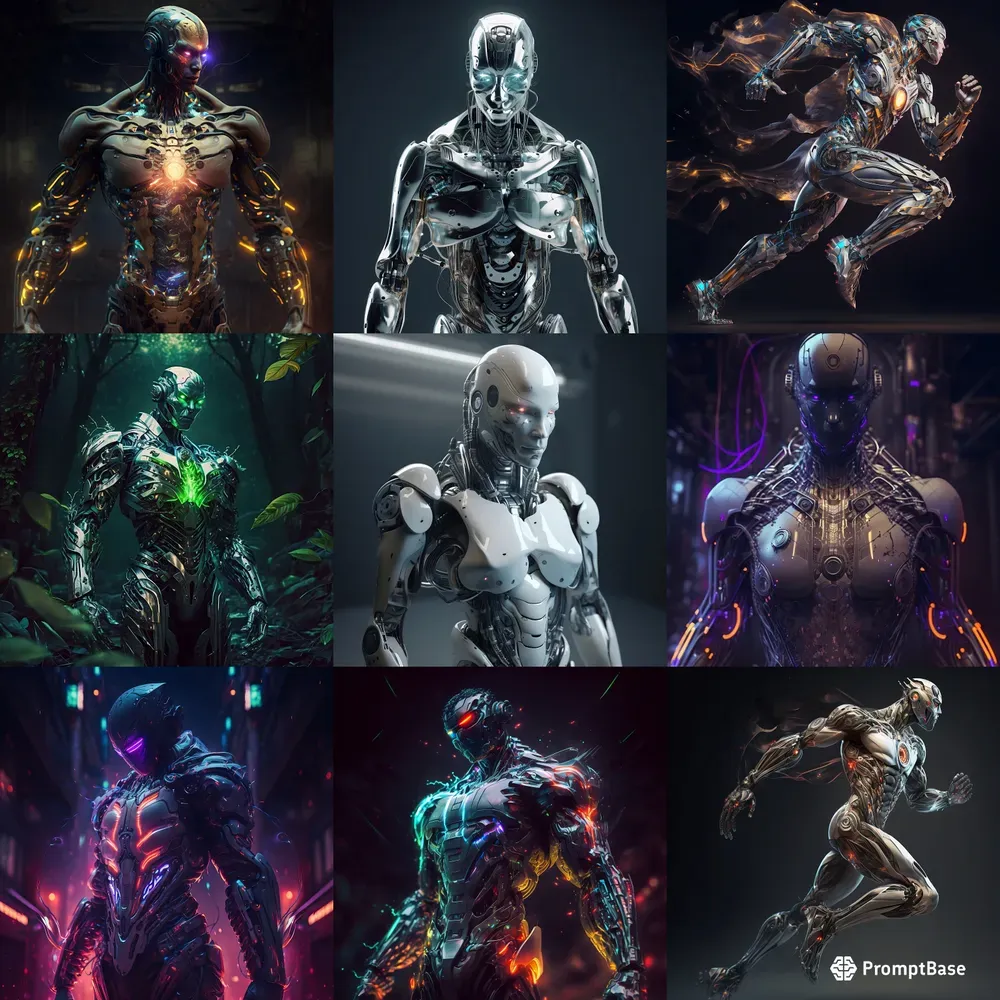 Futuristic Android Avatars Midjourney Prompt | PromptBase
