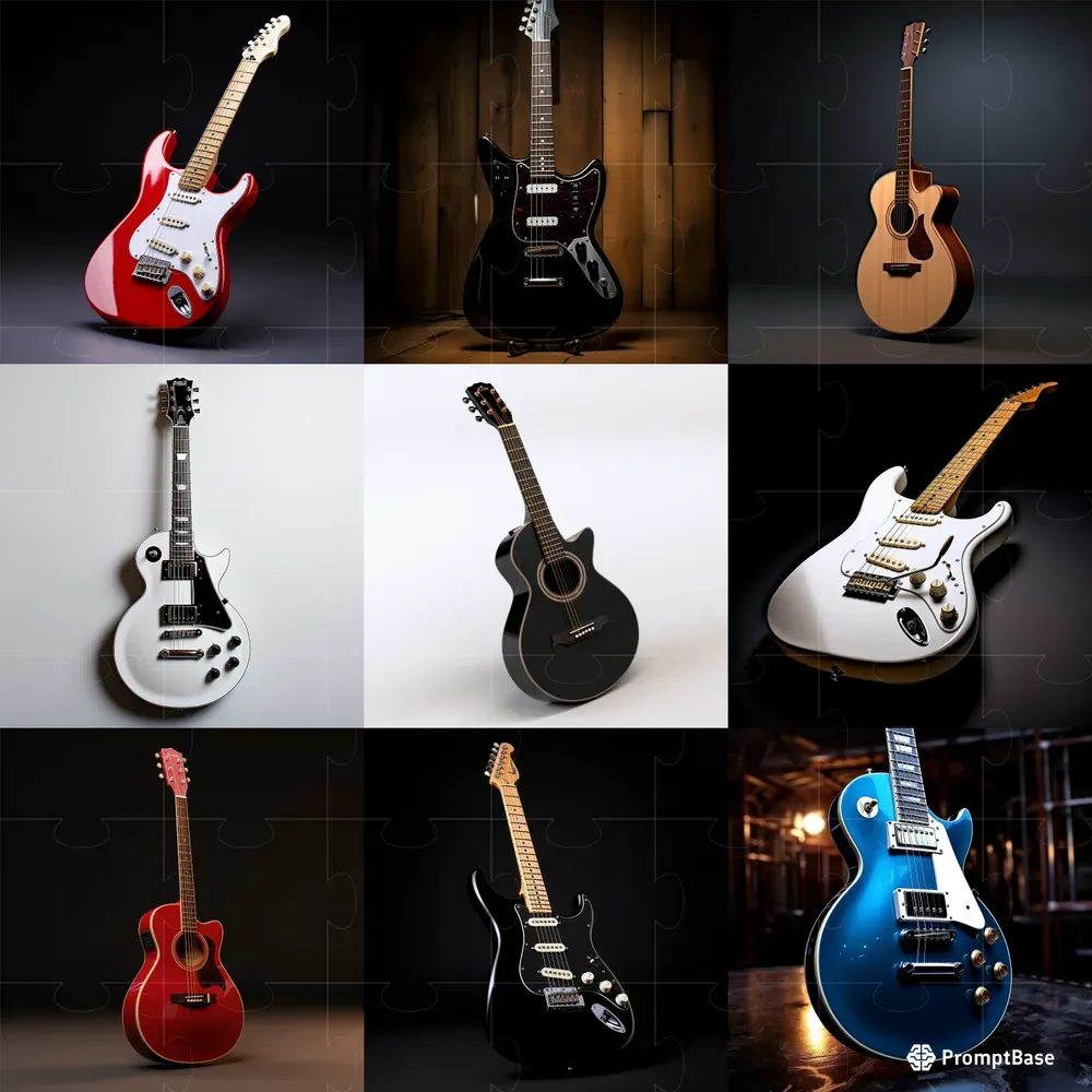 Design Your Own Guitars Midjourney Prompt | PromptBase