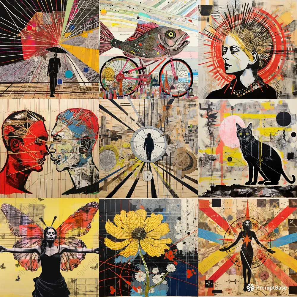 Timespace Disruption Art Midjourney Prompt | PromptBase