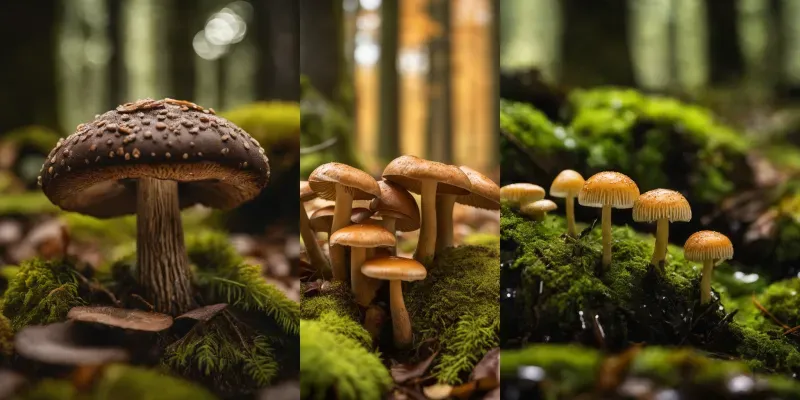 Makro Mushroom Shots Stable Diffusion Prompt | PromptBase