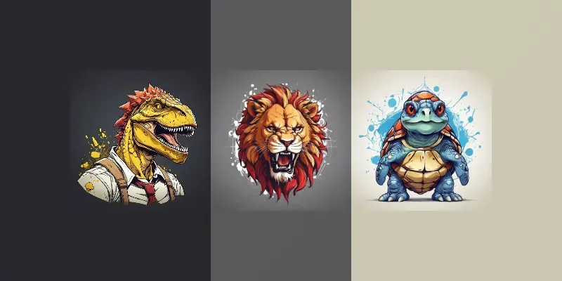 Animals In Lineal Colors Leonardo Ai Prompt | PromptBase