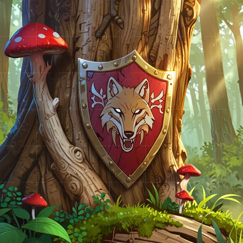 Mystical Forest Shields Leonardo Ai Prompt | PromptBase