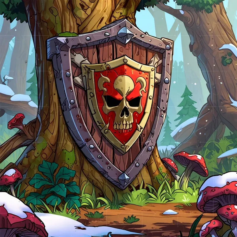 Mystical Forest Shields Leonardo Ai Prompt | PromptBase