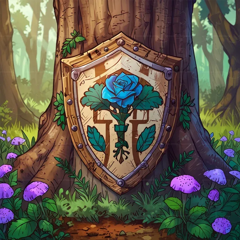 Mystical Forest Shields Leonardo Ai Prompt | PromptBase